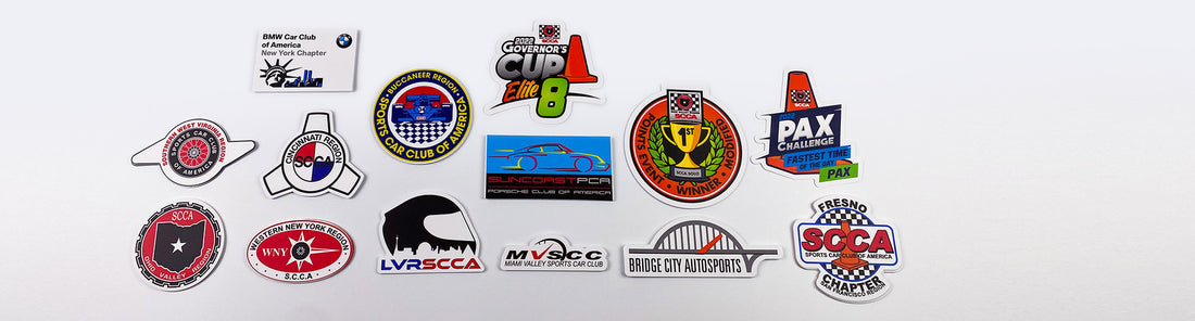 Custom Printed Stickers – Autocross Digits