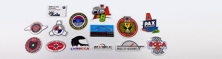 Custom Printed Stickers – Autocross Digits