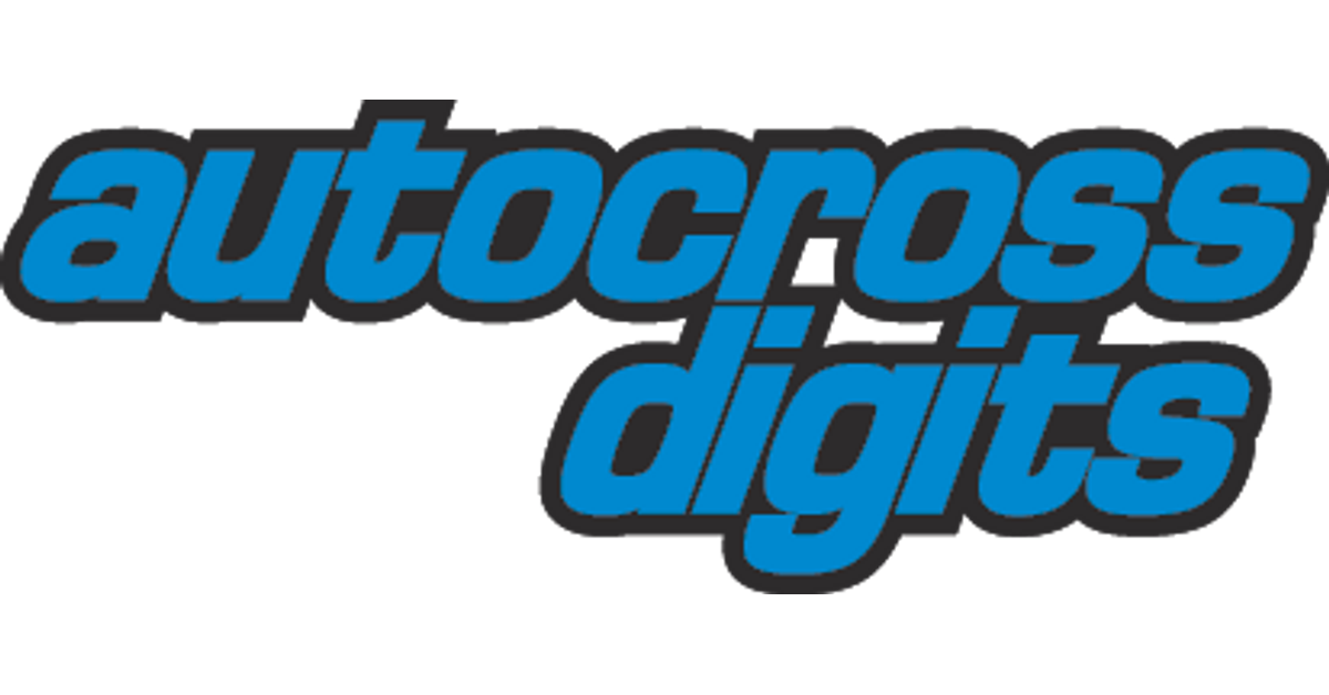 Autocross Numbers, Rallycross, Track Day Numbers - Autocross Digits